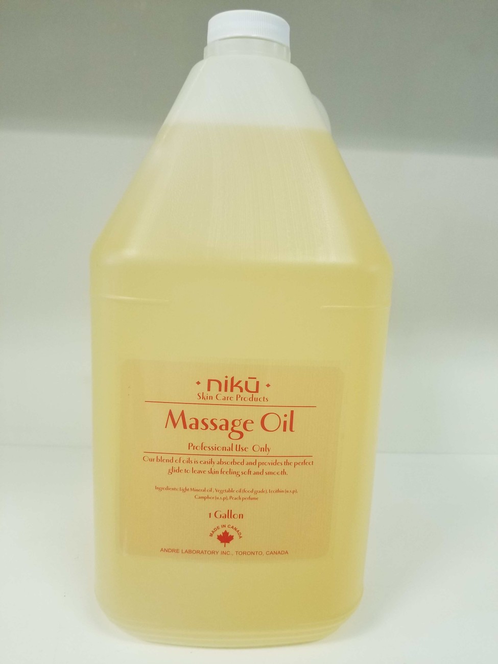 Niku – Massage Oil 4L - Portz Cosmetic Supply